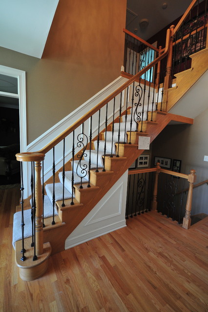 Traditional Interior Staircases
