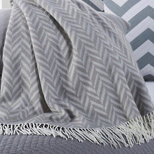 Happy Chic by Jonathan Adler Chevron Throw with Fringe - Modern ...