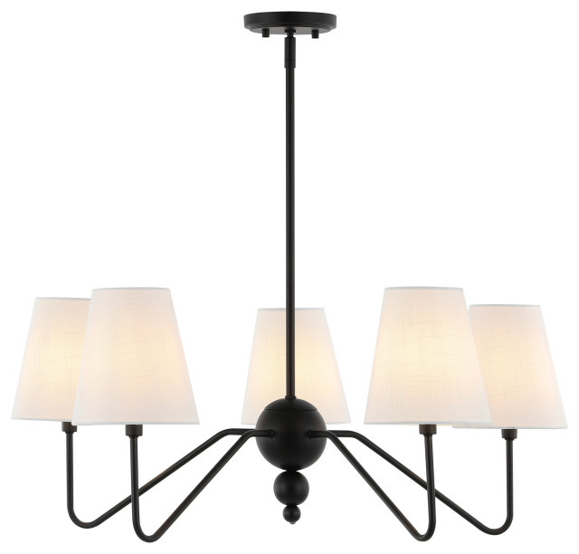 JONATHAN Y Lighting JYL7912 Skylar 5 Light 32"W LED Chandelier ...