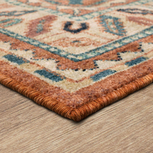 Mohawk Home Saguaro Coral Traditional Ornamental, 2'x8' - Southwestern ...