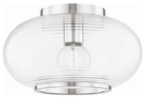 Mitzi Maggie Ceiling Light, Polished Nickel, 7 - Transitional - Flush ...