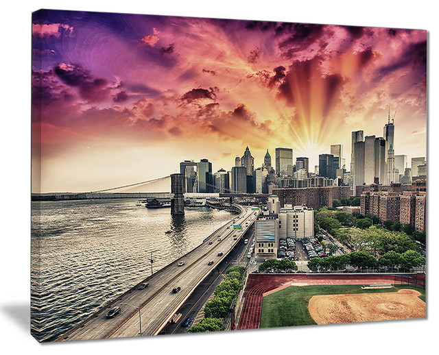 "FDR Drive and Manhattan Skyline" Photograph Print, 20"x12 ...