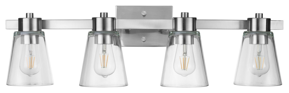 Prominence Home Fairendale Bath and Vanity Light, 4 Light ... Prominence Home Fairendale Bath and Vanity Light, 4 Light ...