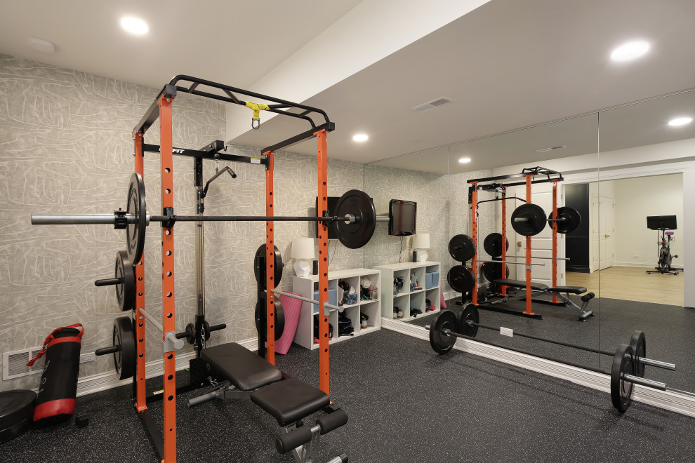 Bespoke Serenity - Traditional - Home Gym - Chicago - by A. Perry Homes ...