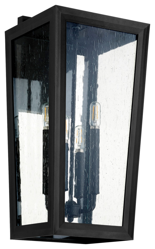 Bravo Transitional Wall Mount, Textured Black - Transitional - Outdoor ...