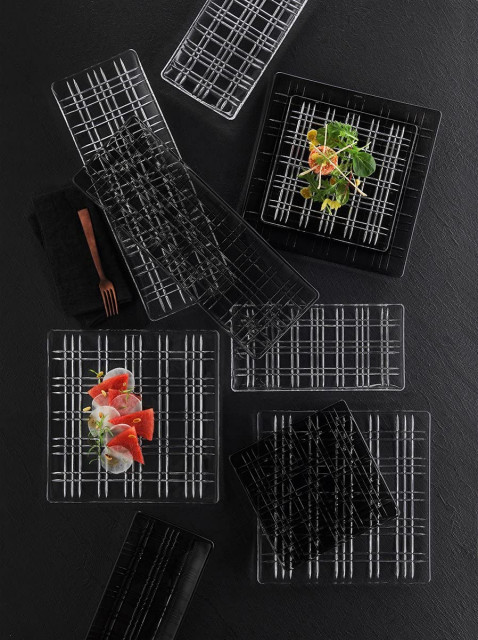 Nachtmann Square Series Rectangular Plate, 11" - Traditional - Dinner ...
