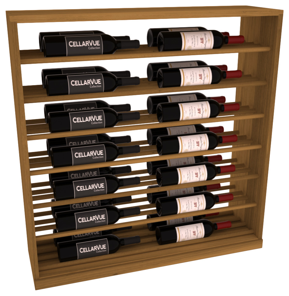 CellarVue Redwood Horizontal Wine Rack - Transitional - Wine Racks - by ...