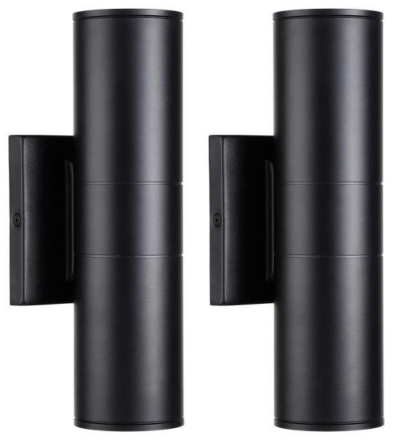 2Pack 3CCT LED Wall Light Outdoor, 100V-277V 20W Up Down Wall Sconce ...