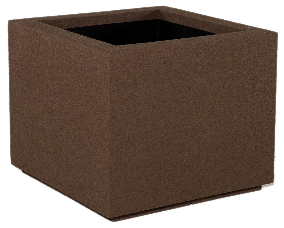 Milan Square Outdoor Planter - Contemporary - Outdoor Pots And Planters ...