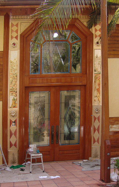 Fresco Main Entry Portal - Traditional - Entry - los angeles - by iLA ...