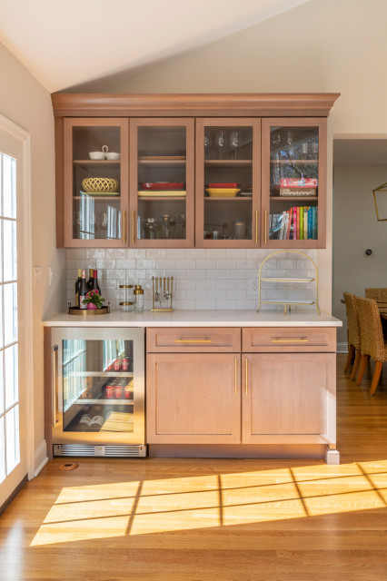 Kitchen Dry Bar - Traditional - Home Bar - New York - by KraftMaster ...