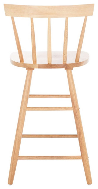 Safavieh Tally Wood Counter Stool, #N/A - Midcentury - Bar Stools And ...