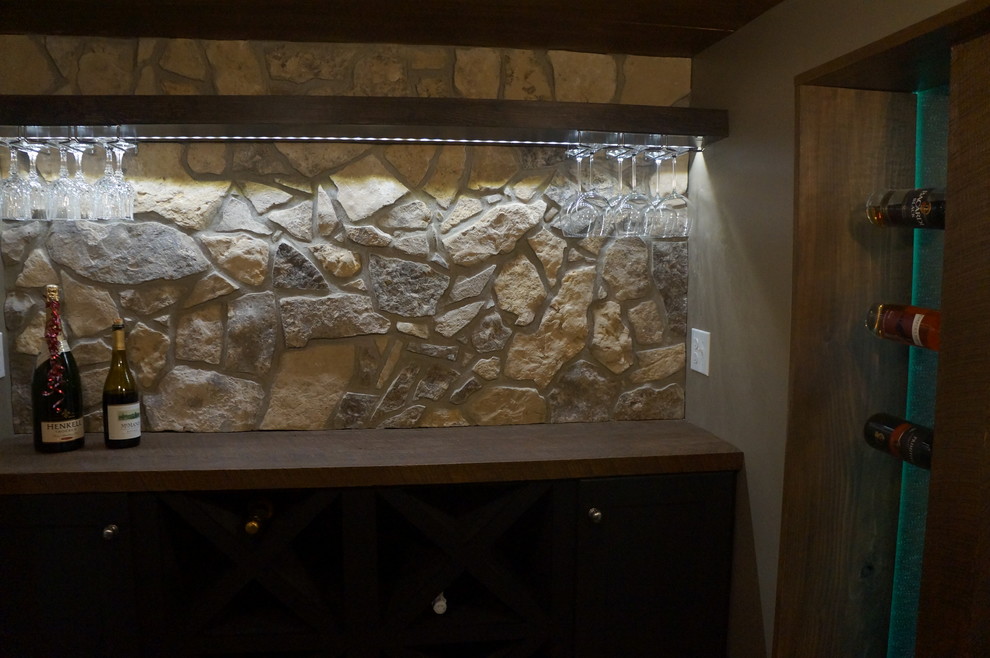 1940's Colonial Revival - Whole Home Renovation - Traditional - Wine ...