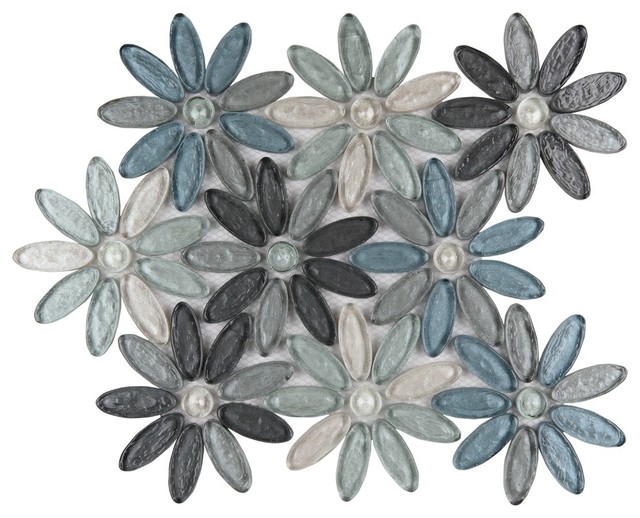 Floral Fusion Imagination Mosaic, Begonia, Sample - Contemporary ...