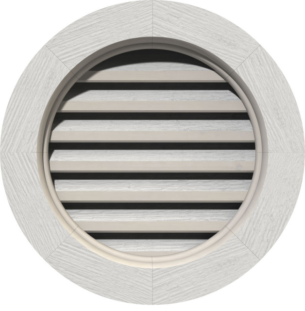 Round Gable Vent, 14"W x 14"H - Transitional - Registers Grilles And ...