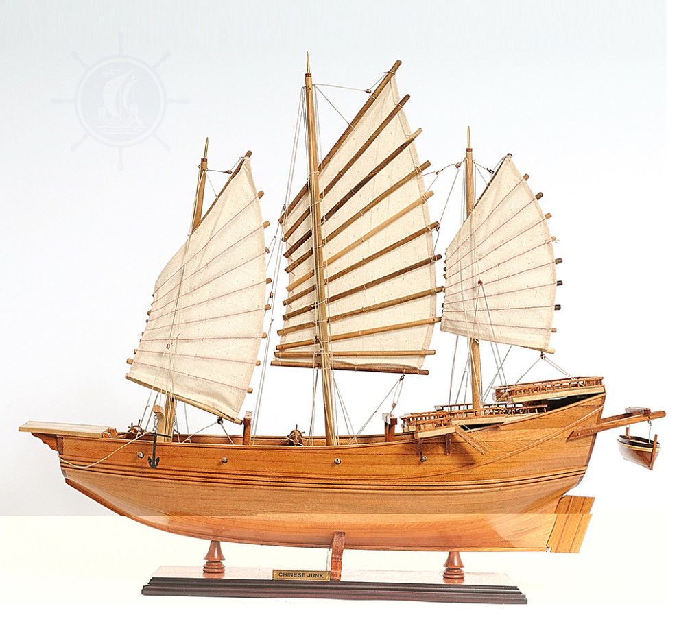 Chinese Junk Wooden model - Beach Style - Decorative Objects And ...