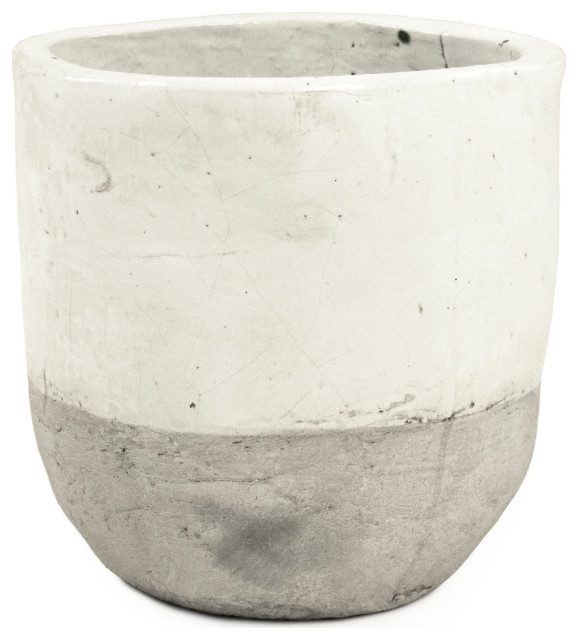 X-Large Distressed Vase - Farmhouse - Vases - by Zentique, Inc. | Houzz