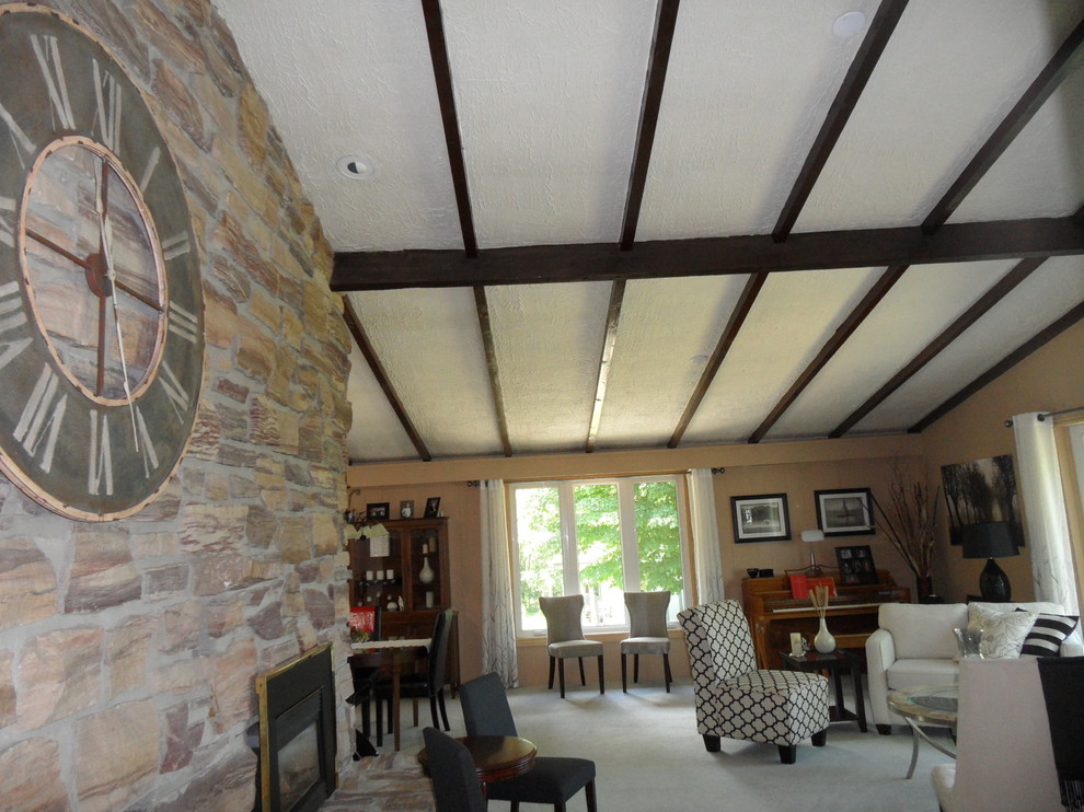 What to do with real stucco ceilings