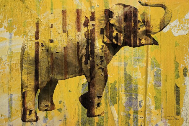 "Follow Me" Painting Print on Wrapped Canvas, 30x20 - Contemporary ...