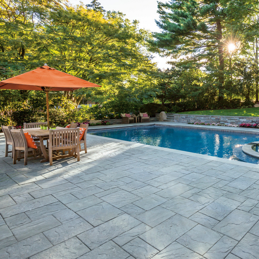 Ledgestone XL 3-Pc. Design Kit Bluestone Blend. - Modern - Pool - New ...