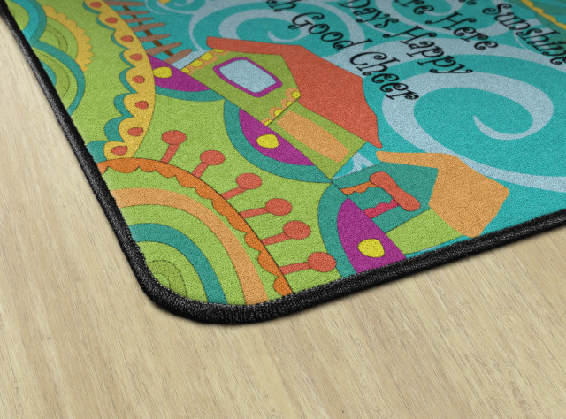 Flagship Carpets VA286-22A 4'X6' Good Morning Bright Sunshine ...