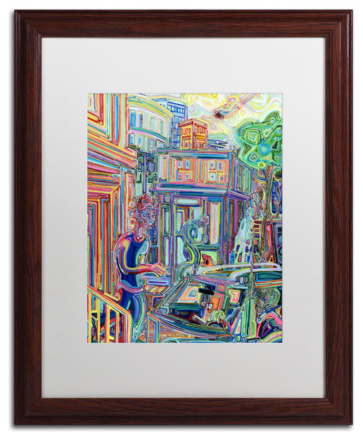 Josh Byer 'Distractions' Art, 16"x 20" - Contemporary - Prints And ...