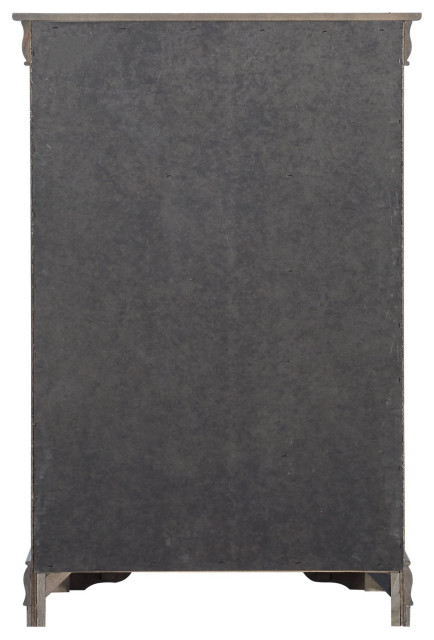 Classic Phillip Vertical Dresser, 5 Drawers With Unique Pull Handles ...