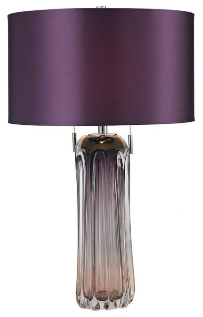 Transitional Style With Luxe/Glam Inspirations, Glass 2 Light Table ...