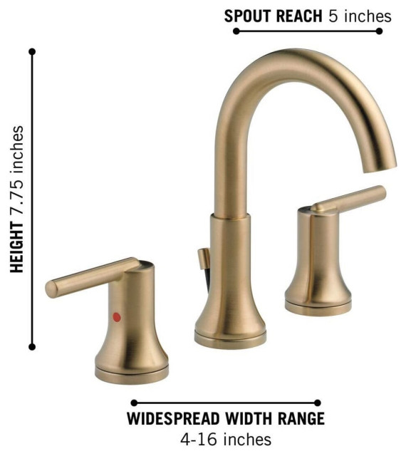 Elegant Bathroom Faucet with Diamond Seal Technology and Metal Drain ...