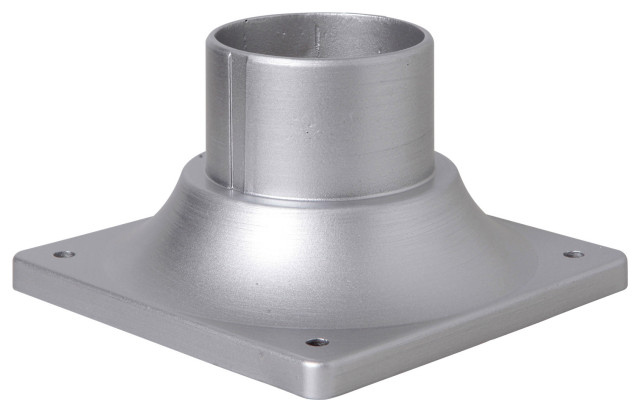 Pole Adapter Cast Outdoor Post Head Adapter In Chromite (Z202-CM ...