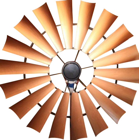 60 Inch Rustic Copper Windmill Ceiling Fan | The American Fan ...