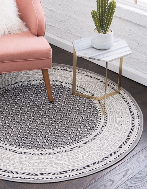 Traditional Wingate Smoke Area Rug, 2'9"x9'10" Runner - Traditional ...