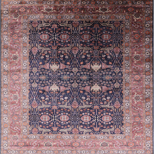 Ahgly Company Indoor Rectangle Mid-Century Modern Area Rugs, 5' x 7', 5 ...