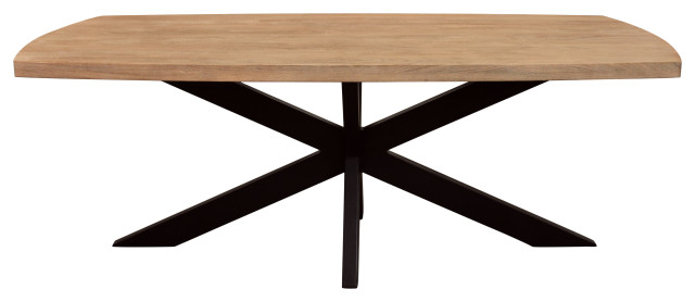 Logan 82" Dining Table in Natural Finish - Rustic - Dining Tables - by ...