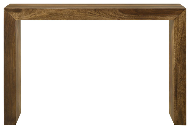 Odilia Rectangular Solid Wood Sofa Table Auburn - Transitional - Console Tables - by Modon | Houzz