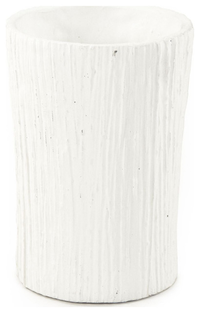 Distressed White Vase - Farmhouse - Vases - by Hudson Home Decor | Houzz