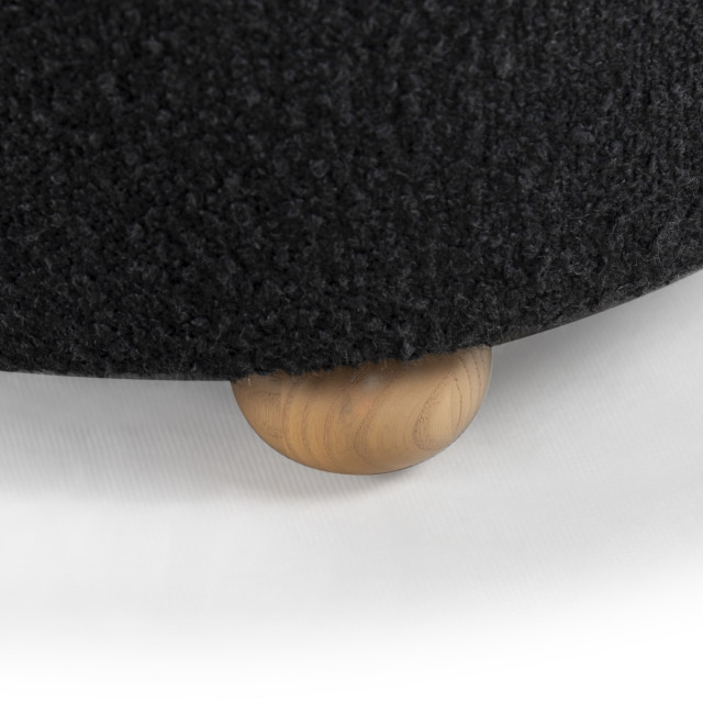 Safavieh Couture Becka Round Boucle Storage Ottoman, 18 X 18 X 18 ...