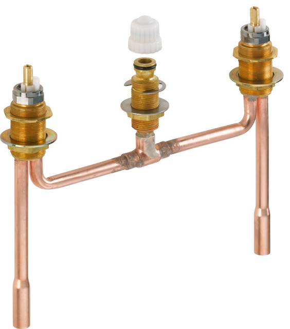 Delta Rough, Fixed Installation, 2H, RP23601 - Traditional - Bathroom ...