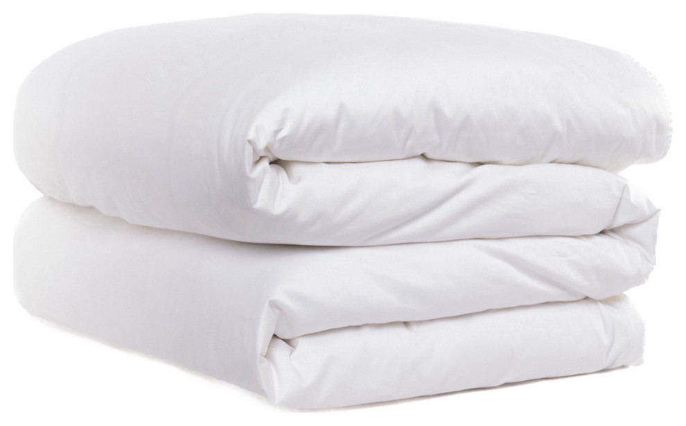Classic White Duvet Cover, Queen - Traditional - Duvet Covers And Duvet ...