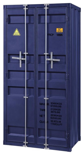 Catania Modern / Contemporary Catania Cargo Wardrobe (Double Door) in ...
