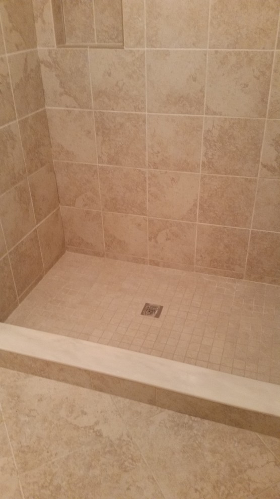 Bathroom/shower Tile Remodel - Bathroom - Orlando - by Florida Tile ...