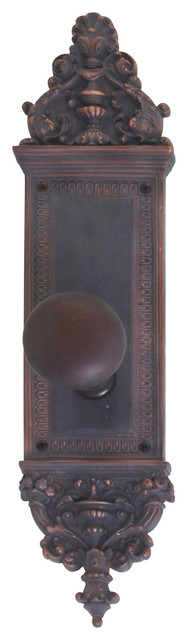 Apollo Door Set 3 5/8" X 14 3/4" - Victorian - Doorknobs - by BRASS ...