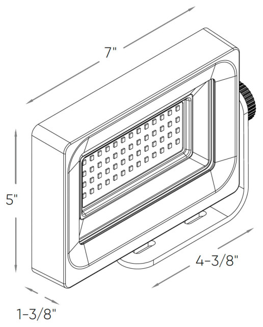 DALS Connect Pro Horizon Smart Flood Light - Transitional - Outdoor ...