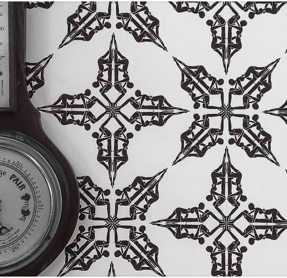 Muriel Design - Wallpapers - Eclectic - Hallway & Landing - London - by ...