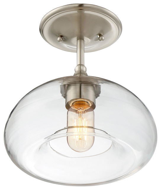 Beautiful Things Lighting Rustica 1 Light Semi Flush 42051 ...