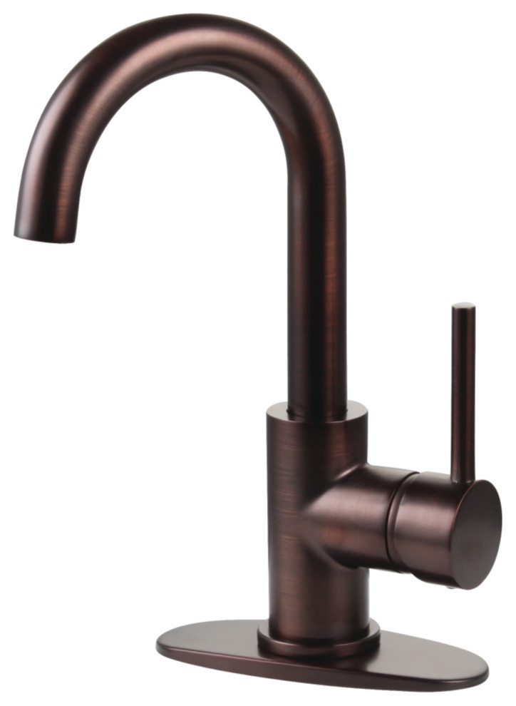Fauceture Concord Single-Handle Bathroom Faucet With Push Pop-Up, 5-1/8 ...
