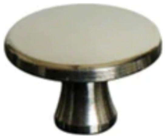 Staub Small Nickel Lid Knob - Transitional - Cabinet And Drawer Knobs ...