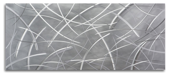 Tenuous Composition, Contemporary Grassy Lines Wall Art, Giclee on ...