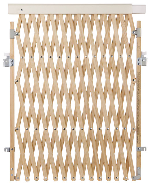 North States Expandable Swing Pet Gate Wood 24"-60"x32", 24" - 60"x32 ...