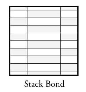 Stack Bond Stack Stone